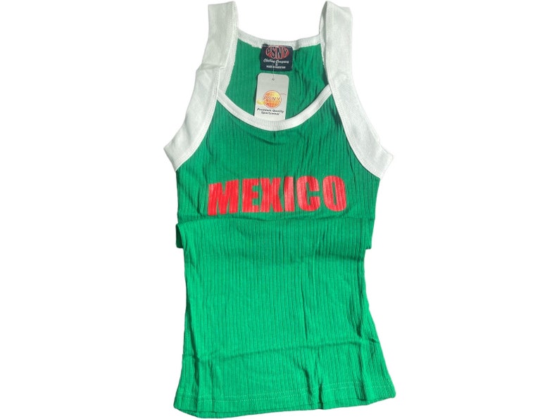 Mexico Ribbed Tank Top - Etsy