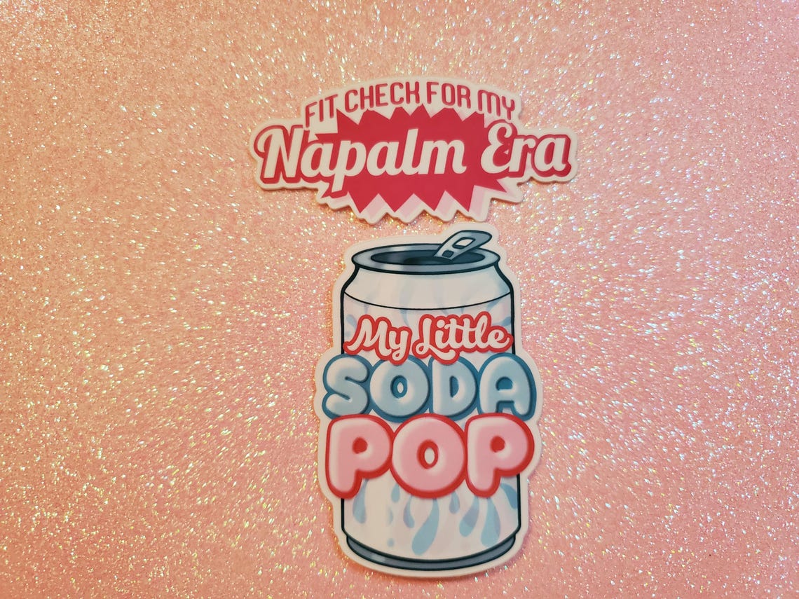 Kpop Demon Hunters Saja Boys Soda Pop Sticker | My Little Soda Pop ...