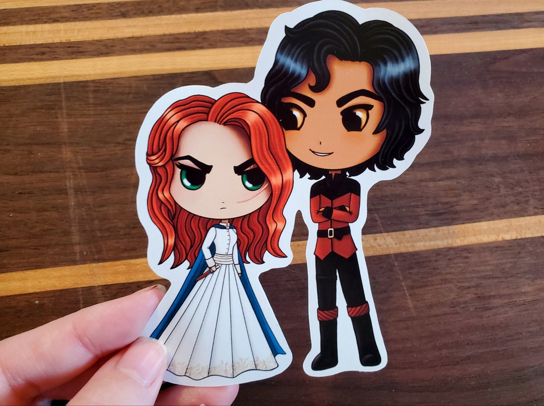 Chibi Poppy and Hawke, From Blood and Ash - Etsy