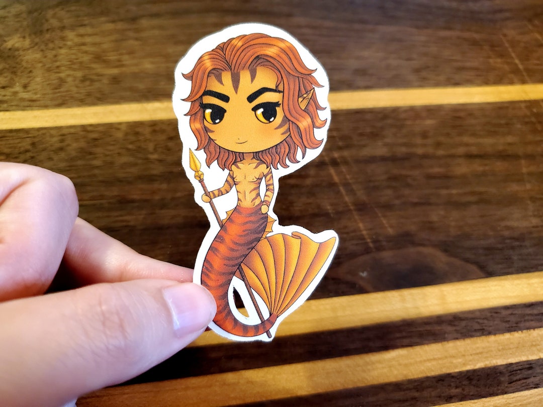 Chibi Tharion Ketos Crescent City Stickers | Officially Licensed - Etsy
