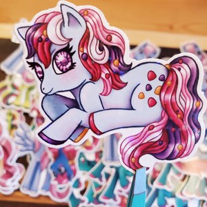 Vintage My Little Pony Holographic Stickers | Sparkle With: G1 Fizzy ...