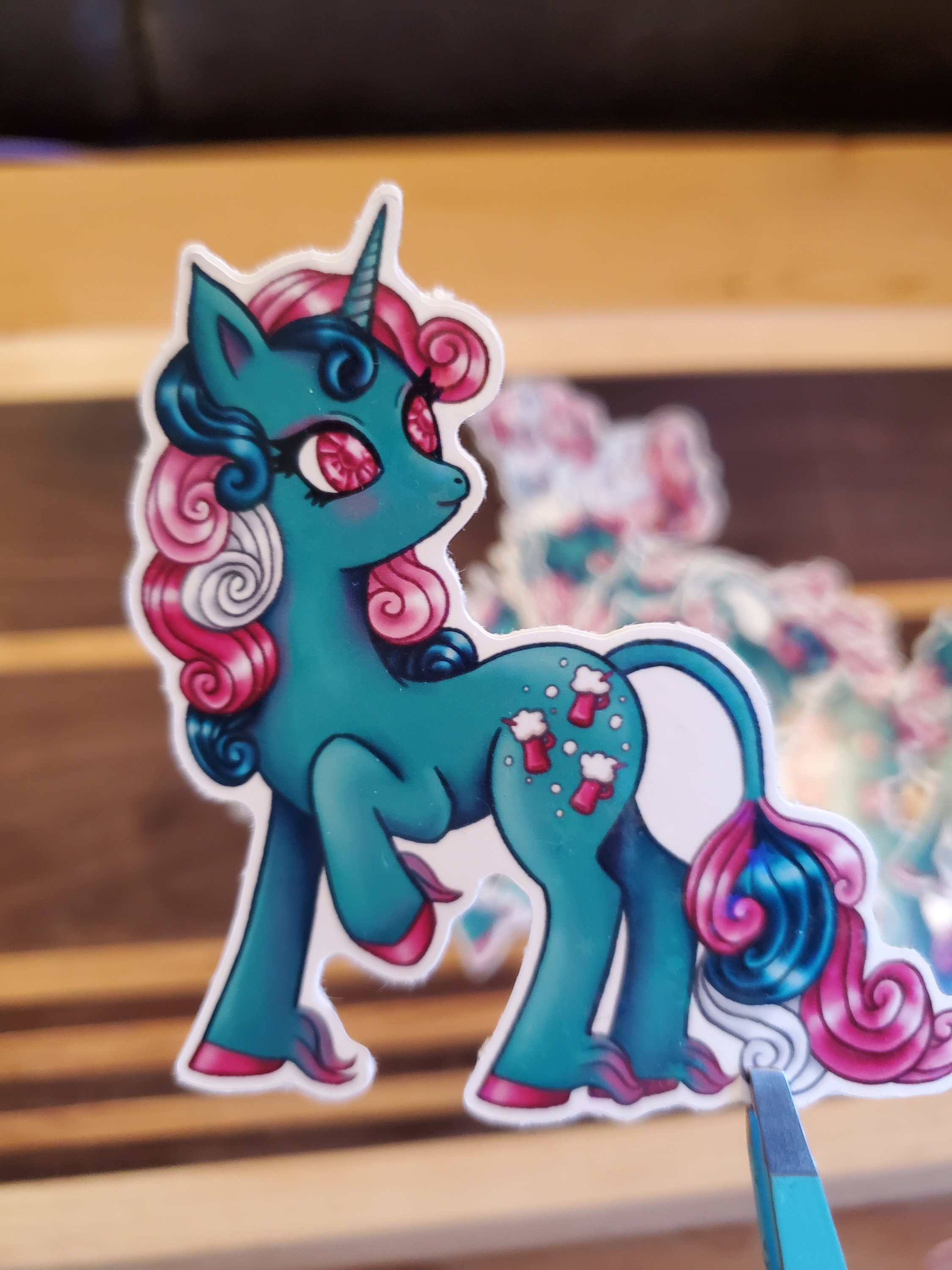Vintage My Little Pony Holographic Stickers | Sparkle With: G1 Fizzy ...