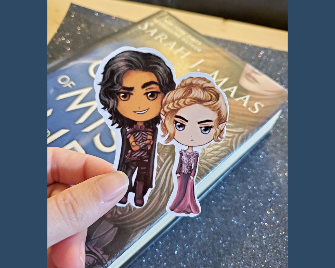 Chibi ACOTAR Couples Stickers From the Series A Court of - Etsy
