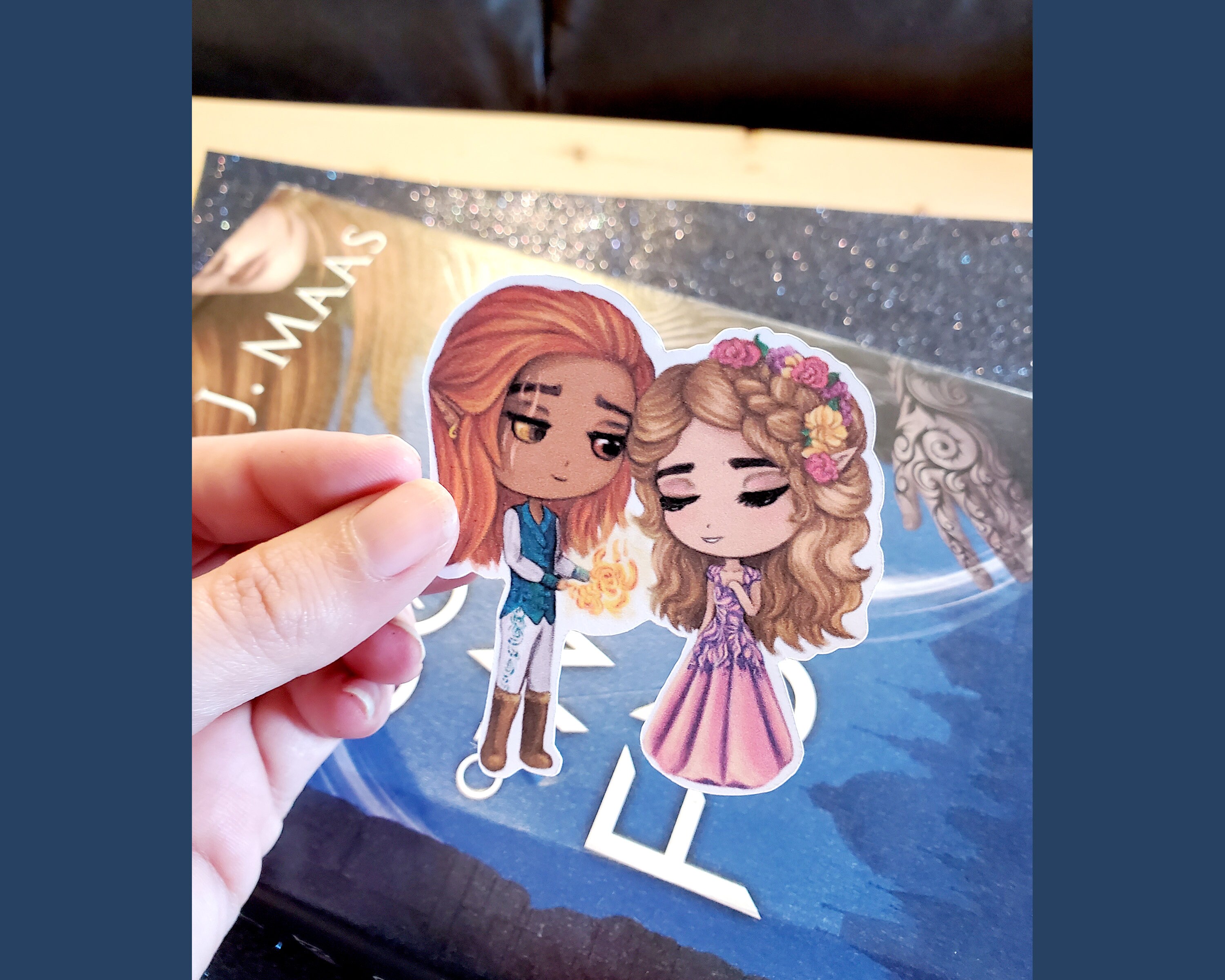 Chibi ACOTAR Couples Stickers From the Series A Court of - Etsy