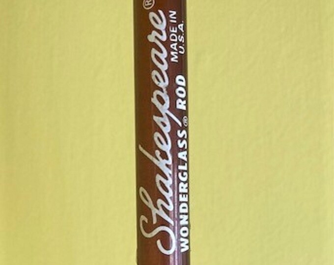 Vintage 1970's Shakespeare Wonderglass 8ft FY 200 Kwik Taper Fly ...