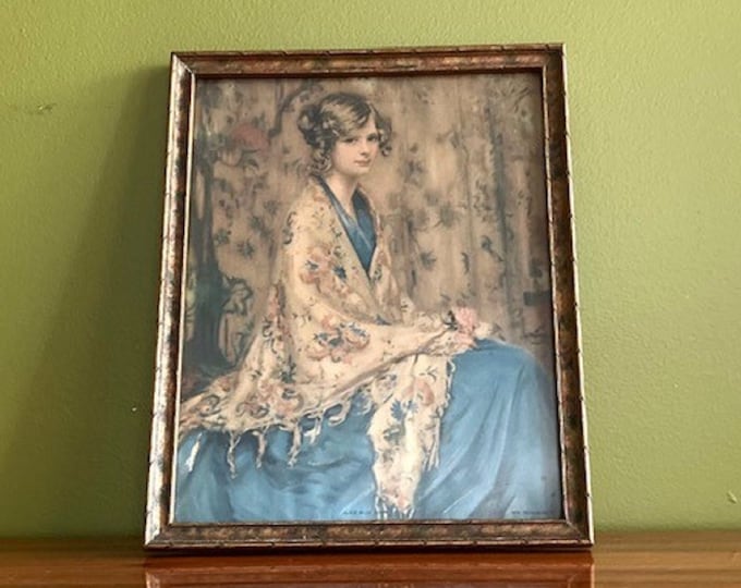 1920's Lithograph "alice Blue Gown" - Alice Roosevelt by Arthur Paine ...