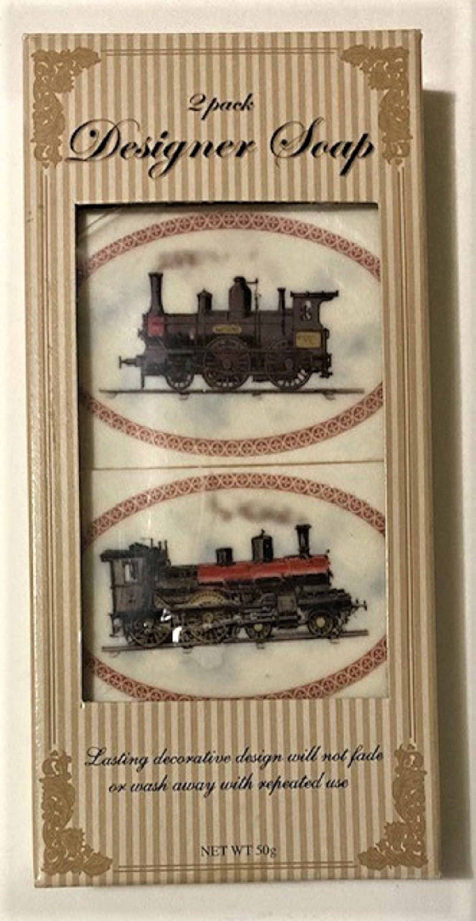Vintage Railroad Steam Engine Train Designer Coconut & Palm Oil Bar ...