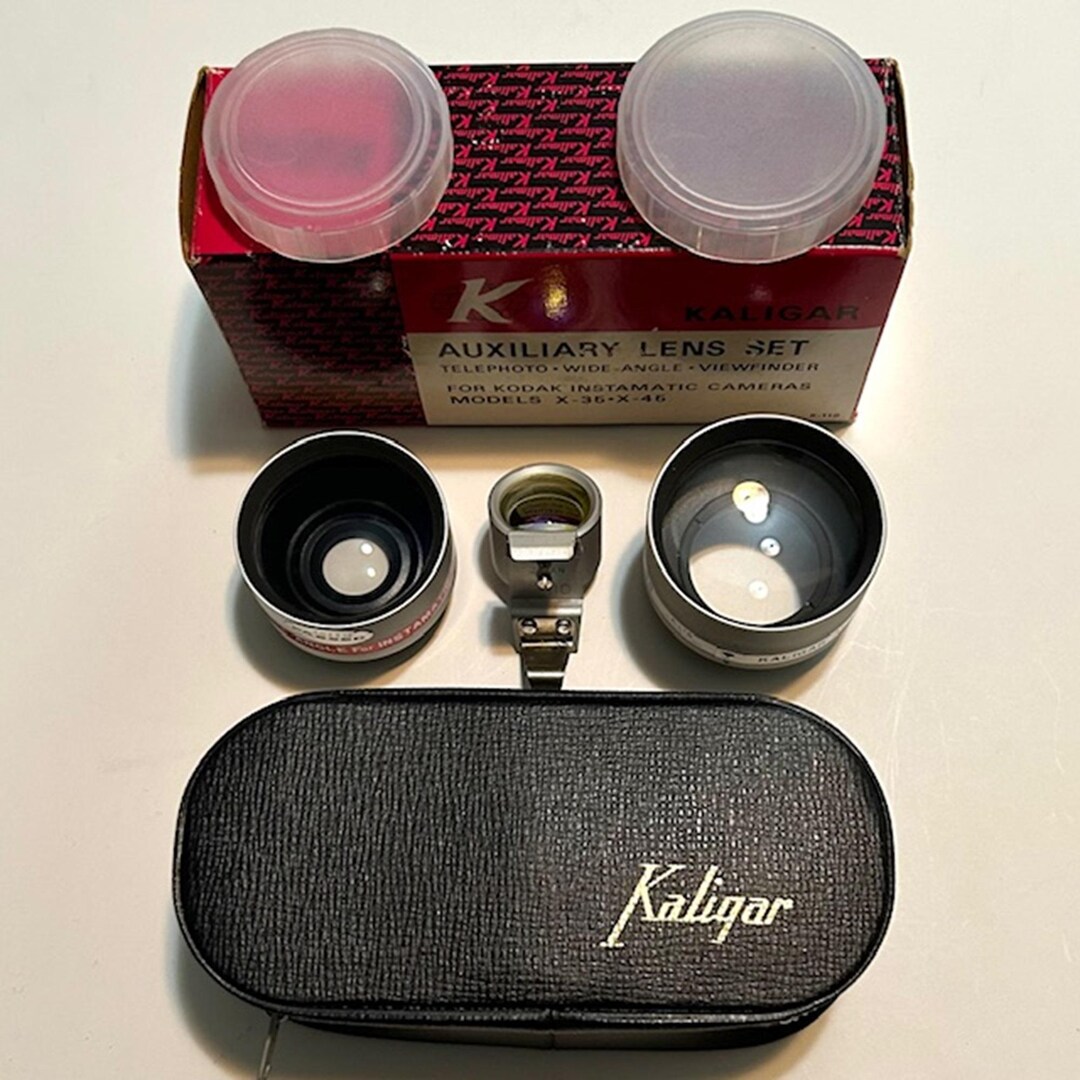 Like New Kalimar Kaligar Auxiliary Telephoto, Wide-angle, Viewfinder ...