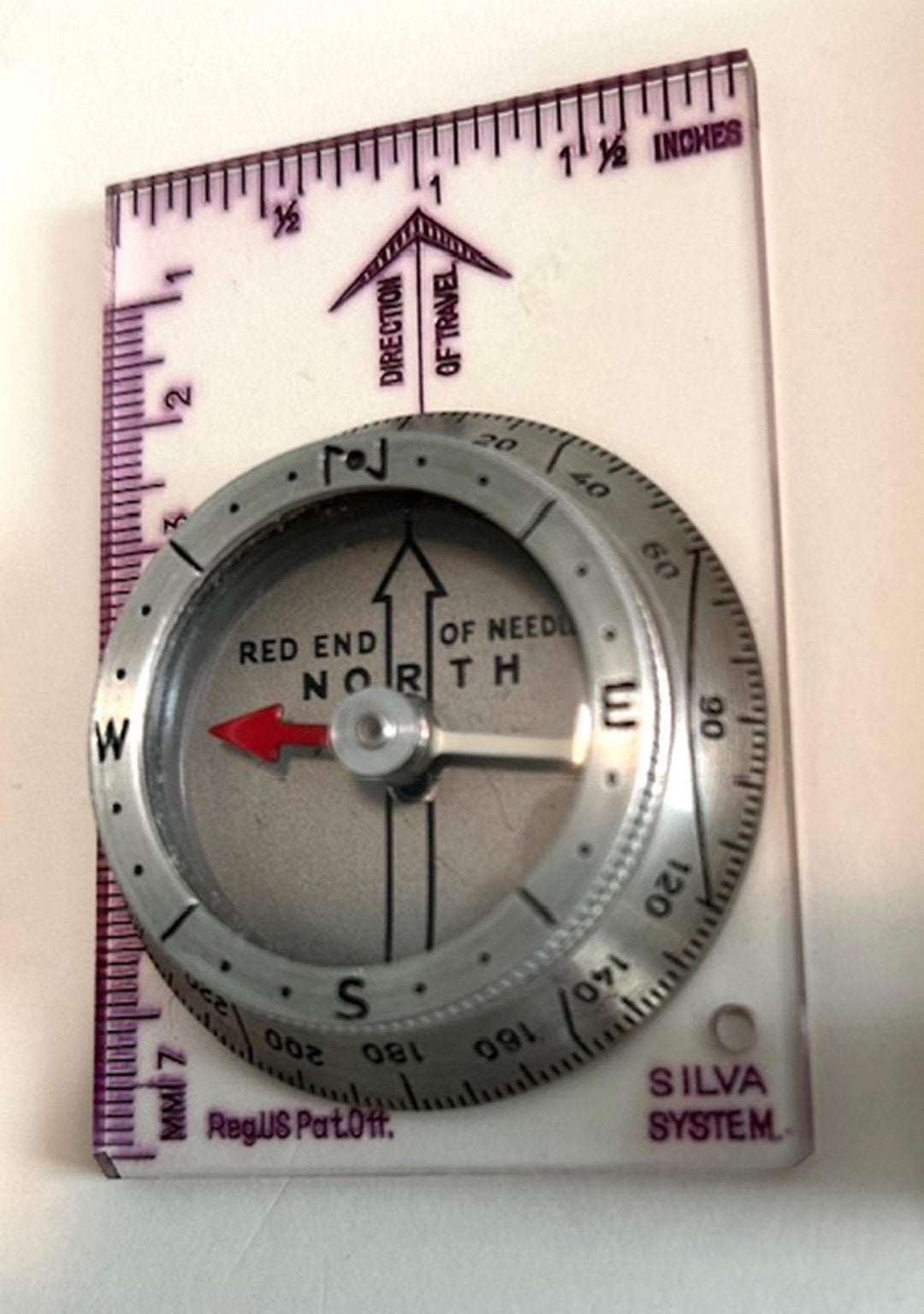 60's Boy Scouts Compass, Silva-system Type 5 Induction Damped Compass ...