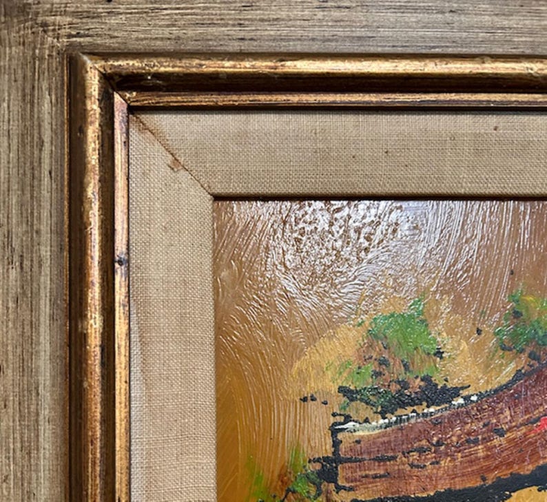 1967 Vanguard Studios Oil Painting- "roman Colonnade Ruins" Signed ...