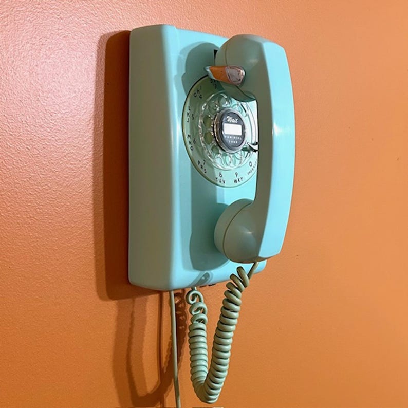 Clean 1964 Western Electric Rotary Bell Telephone, Model 554 BMP-62 ...