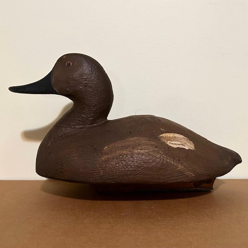 Wooden Decoy Wood Duck Hen - Etsy
