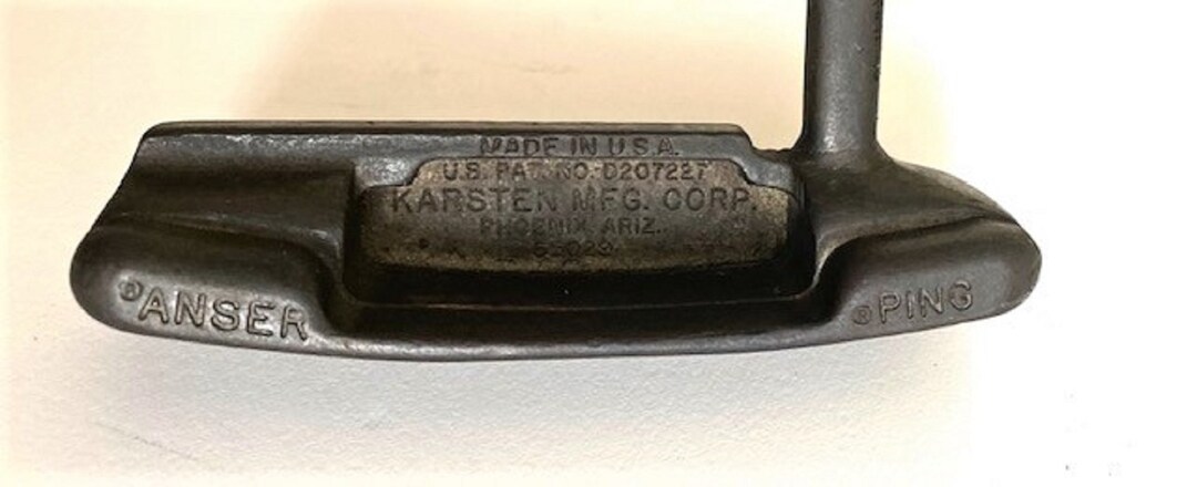 1967 LH PING Anser Bronze Sound Slot Putter Karsten Mfg Corp, Patent ...