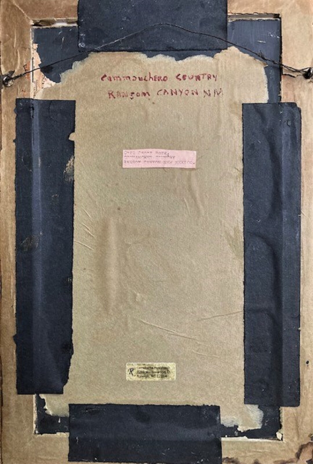 Ransom Canyon, Comancheros Country, Carl Oscar Borg (1879-1947) Oil ...