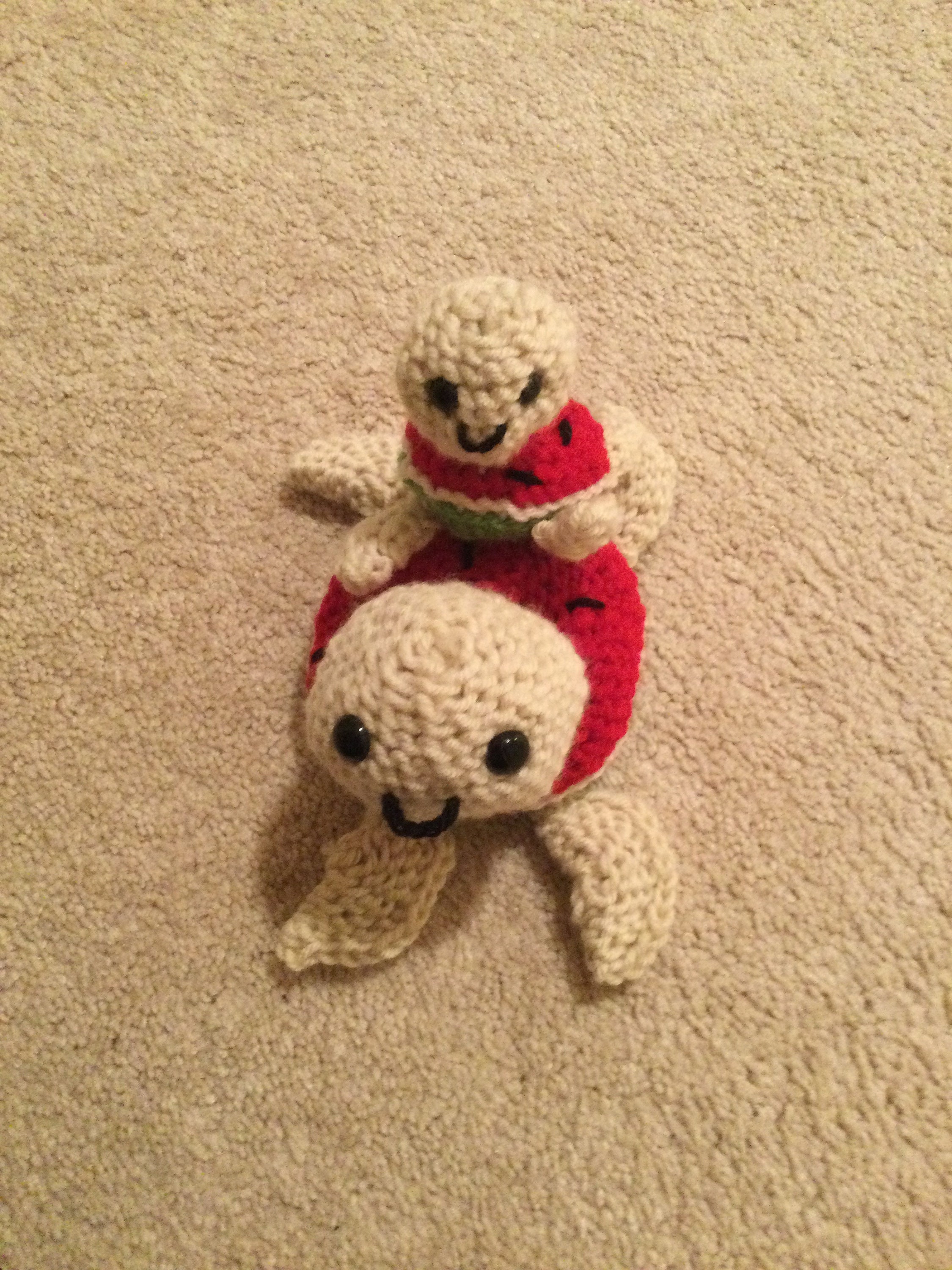 Amigurumi Watermelon Turtles - Etsy