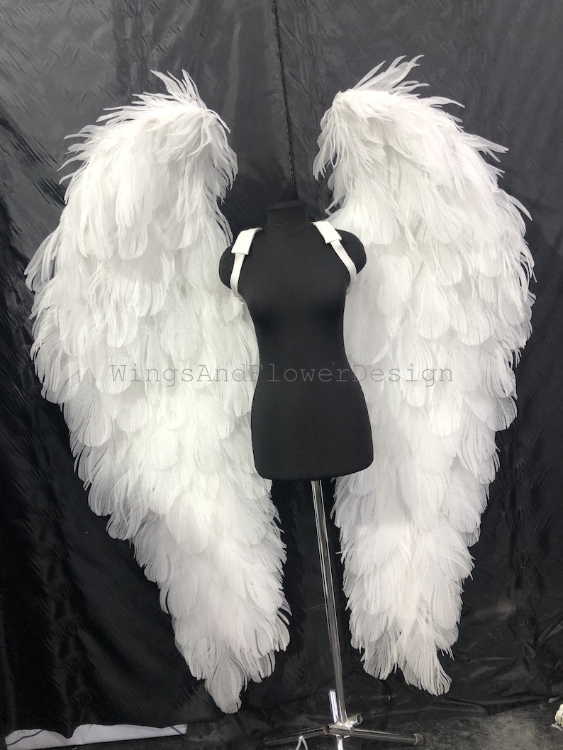 White Angel Wings Angel Wings Wedding Wings Victoria Secret | Etsy Canada