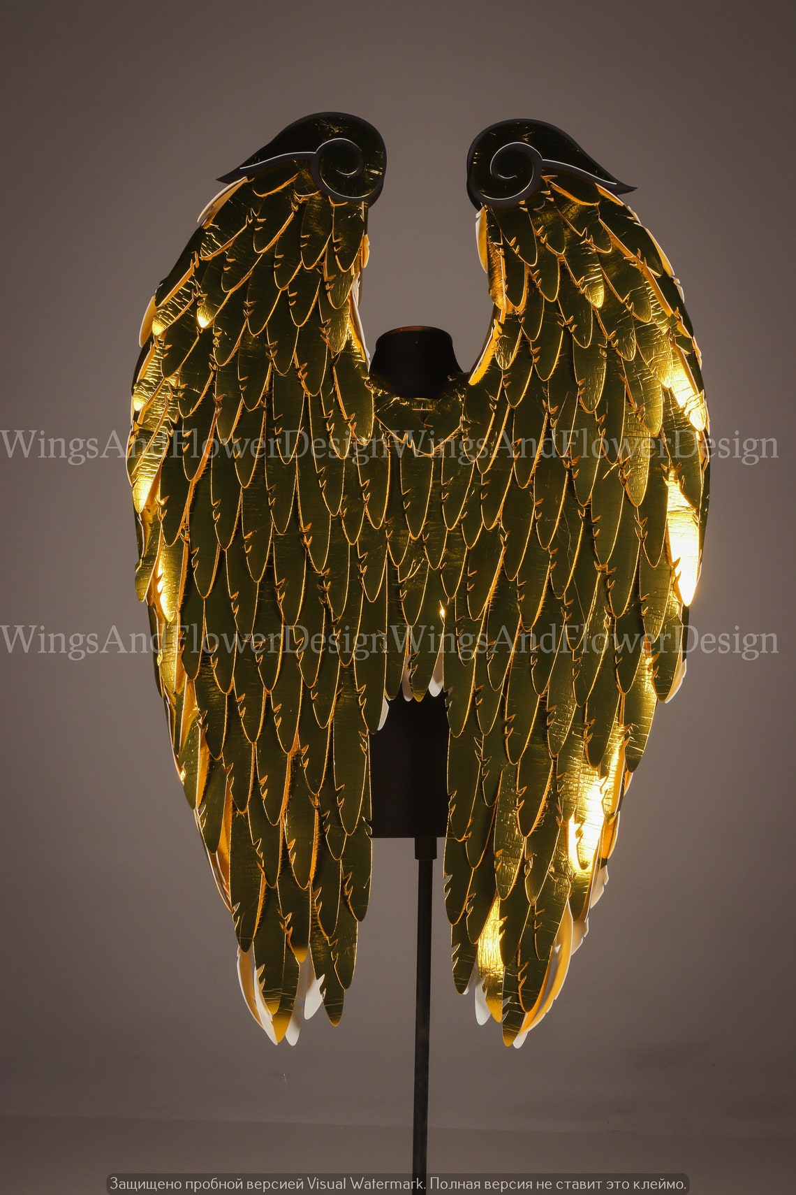 GOLD Angel Wings Angel Wings Victoria Secret Angel Wings - Etsy