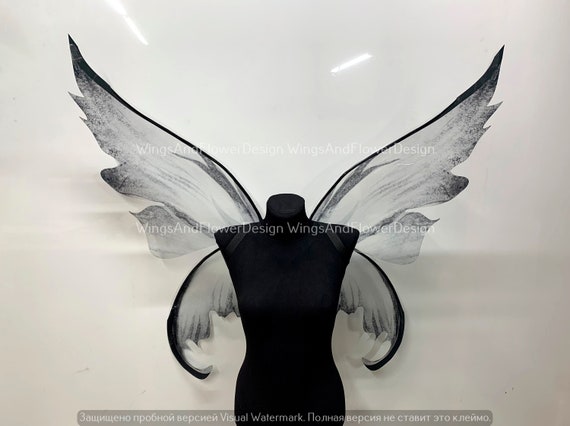 Dark Torn Fairy Wings