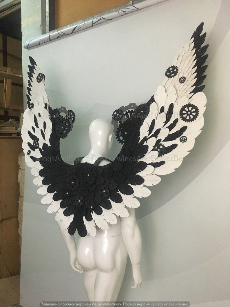 Wings Steampunk Biomechanical Unique Wings Steampunk - Etsy