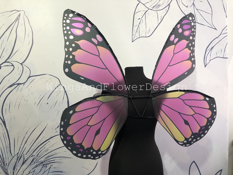 Pink Swallowtail Butterfly Wings Butterfly Fairy Wings - Etsy