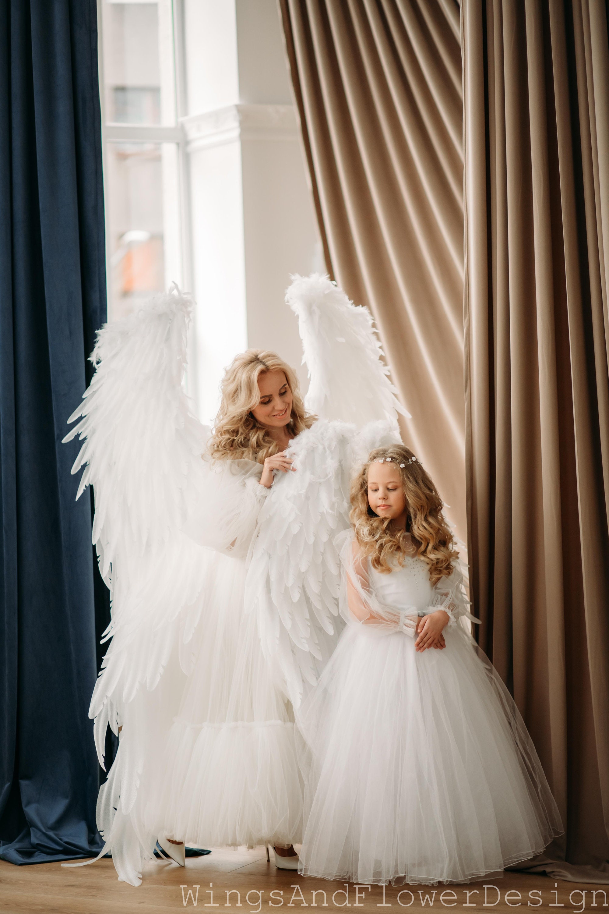 White kids angel wings kids angel wings Victoria secret | Etsy