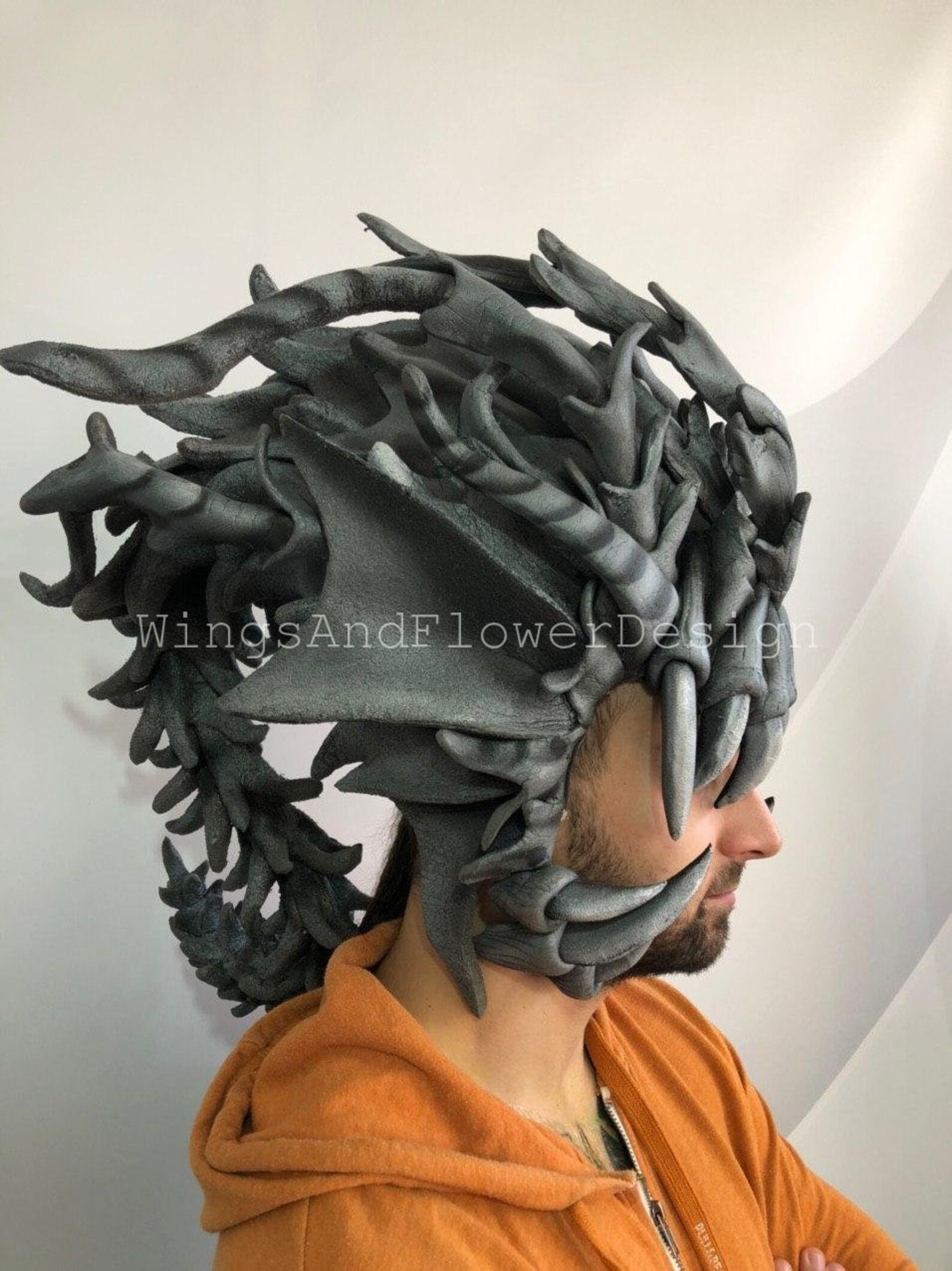 Alien headdress Alien headpiece unique headpiece Alien | Etsy
