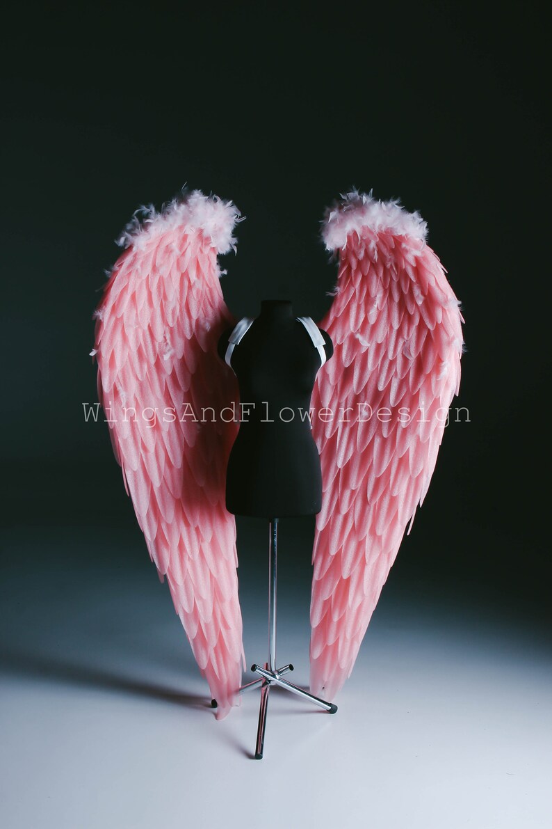 Pink angel wings light pink angel wings wedding wings - Etsy Nederland