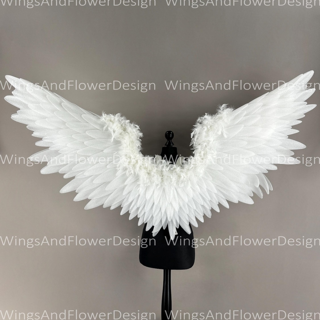 White Angel Wings: Gothic Cosplay, Victoria Secret Style, Majestic ...