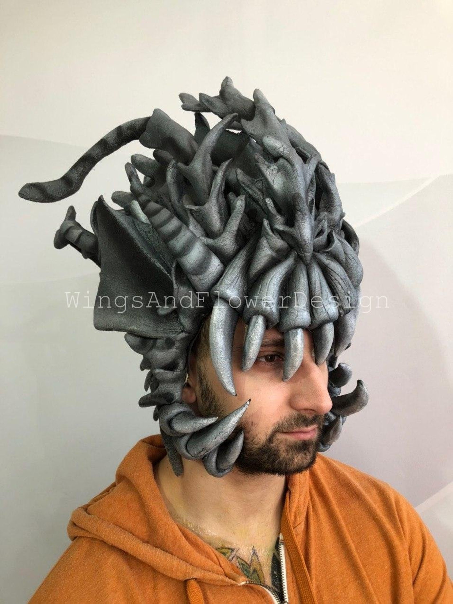 Alien headdress Alien headpiece unique headpiece Alien | Etsy