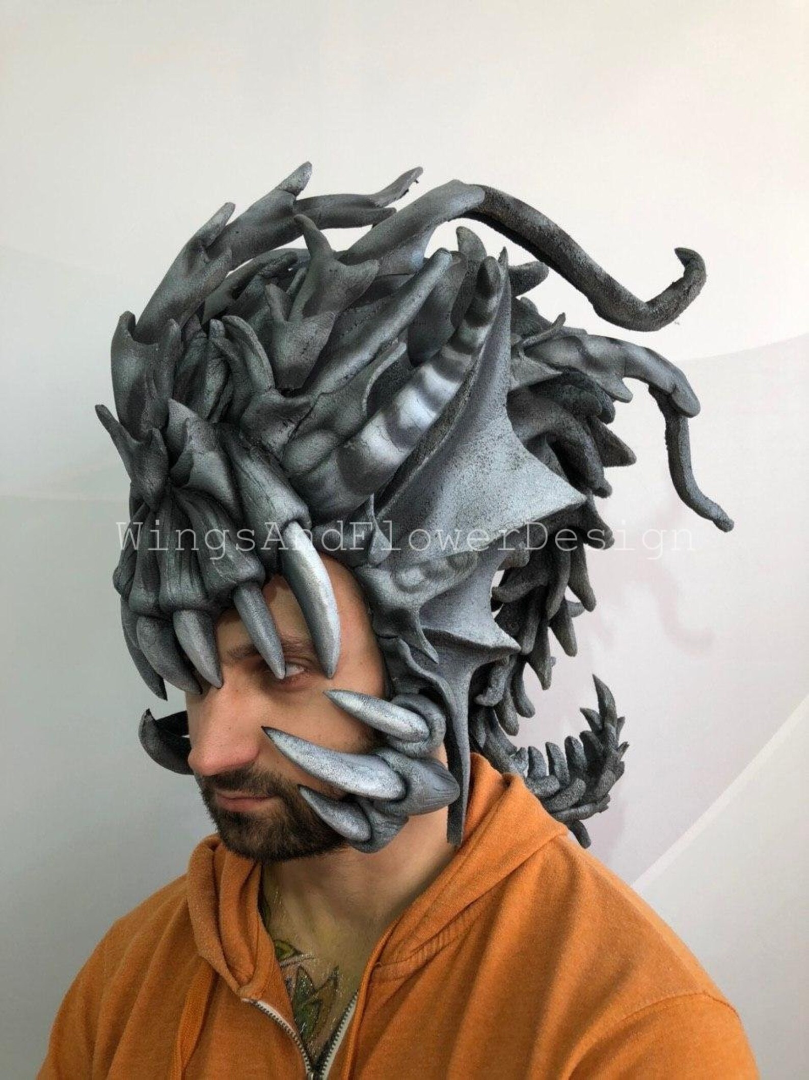 Alien headdress Alien headpiece unique headpiece Alien | Etsy