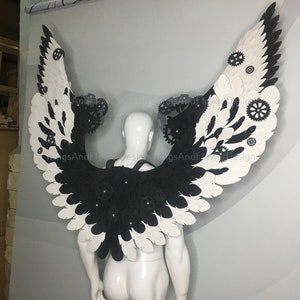 Wings Steampunk, Biomechanical, Unique Wings, Steampunk Costume, Gothic ...