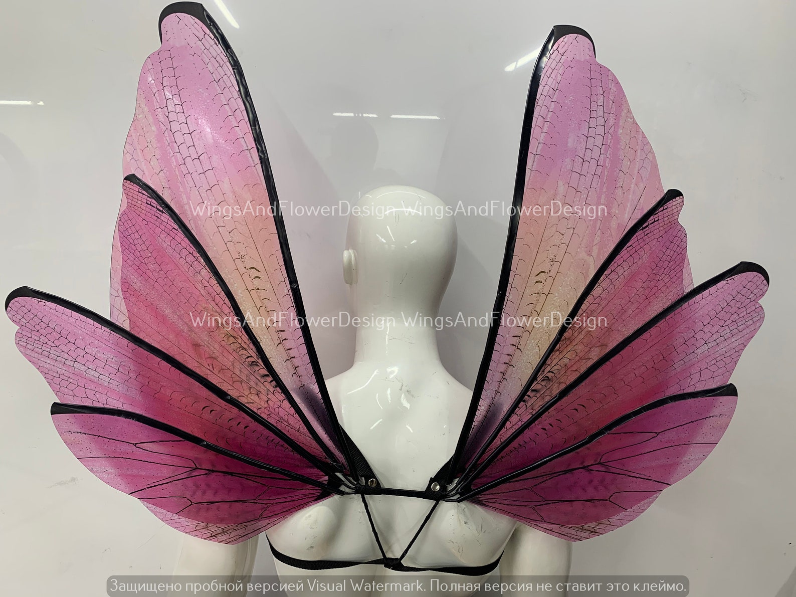 Transparent Pink Wings Pink Moth Wings Wings Pink Elf Wings - Etsy