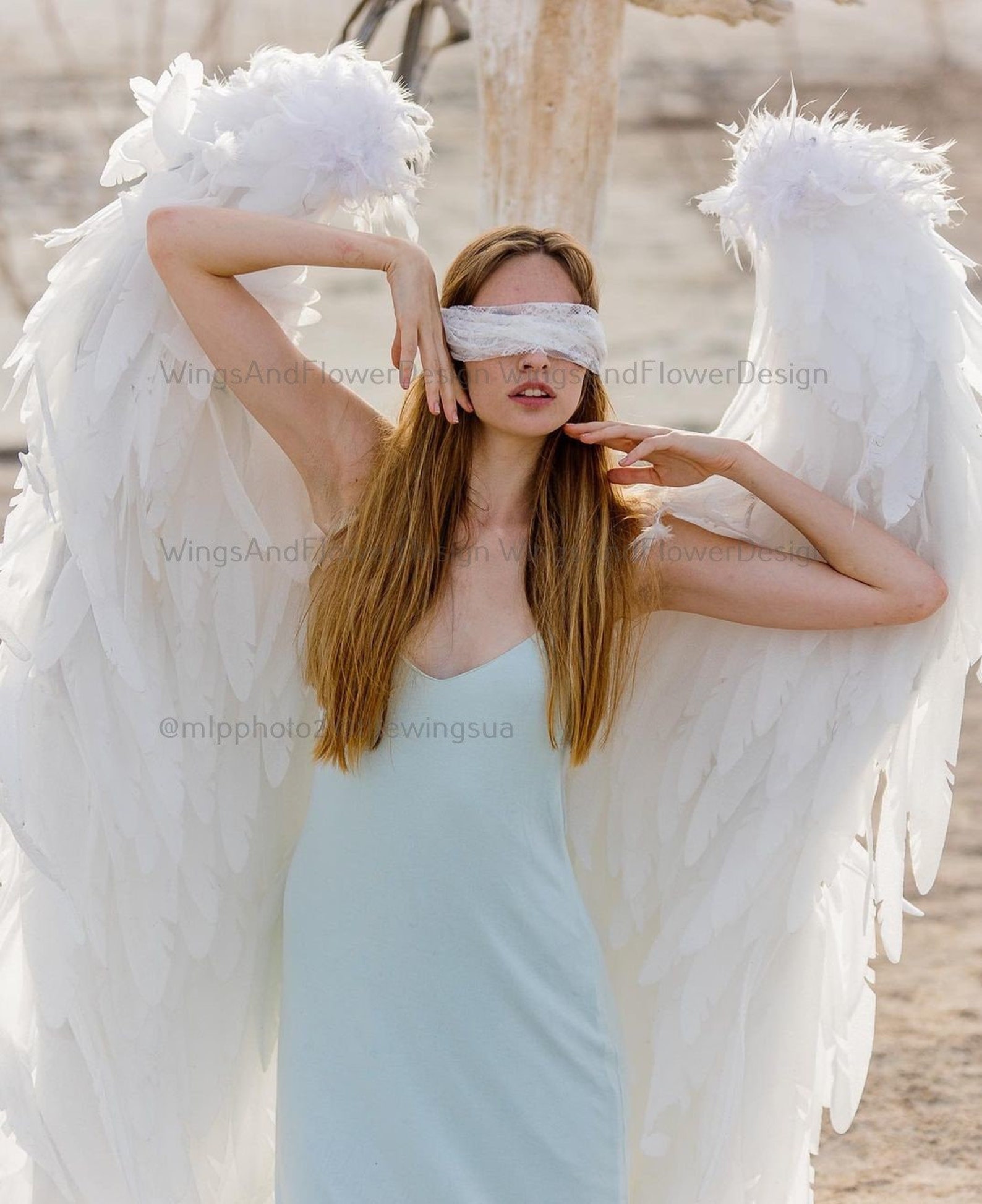 White Angel Wings Angel Wings Wedding Wings Victoria Secret Etsy