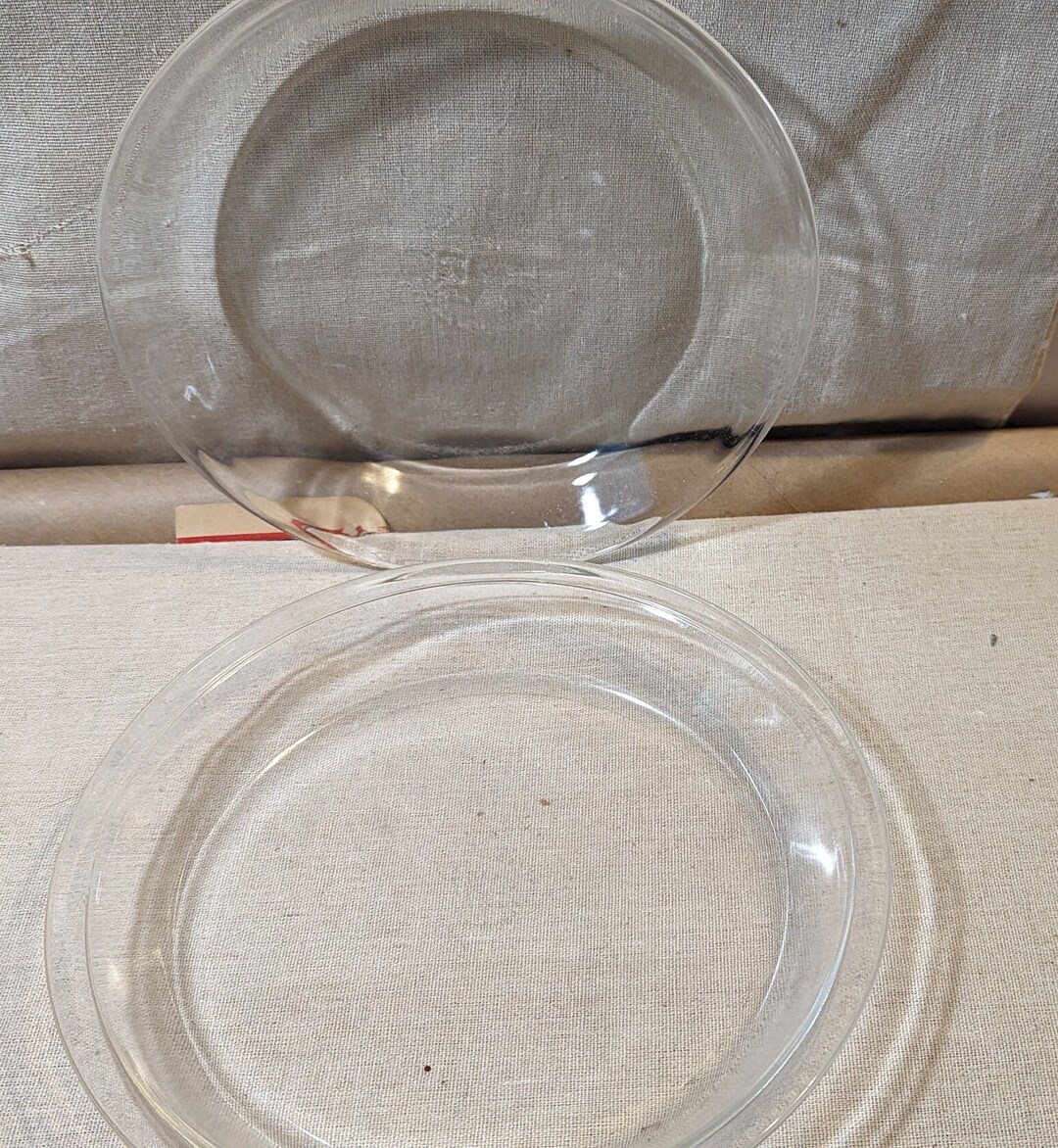 2 Vintage Clear Pyrex, Anchor Hockings Pie Baking Dishes - Etsy