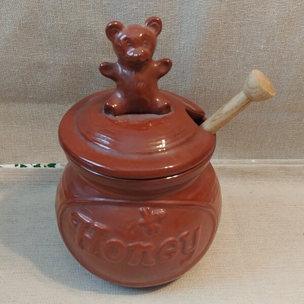 Vintage Honey Pot - Etsy