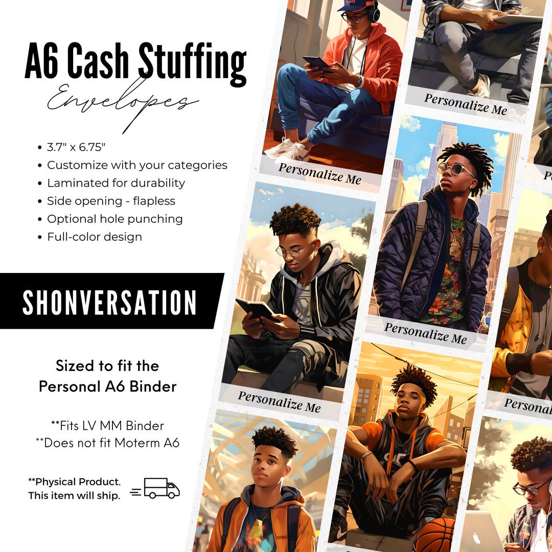 Teen A6 Cash Stuffing Envelopes, Teen Budget Envelopes, Sinking Fund ...