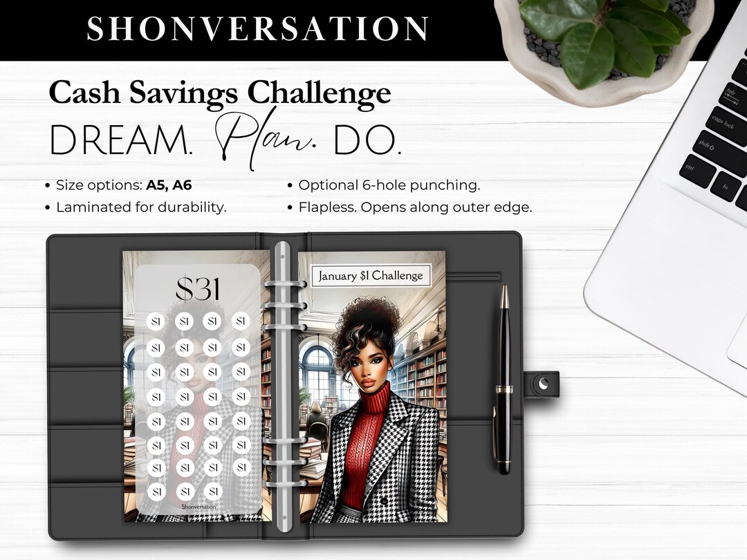 12 Month Reading Savings Challenge Cash Envelopes, 52 Week Booklover Bookworm Cash Tracking ...