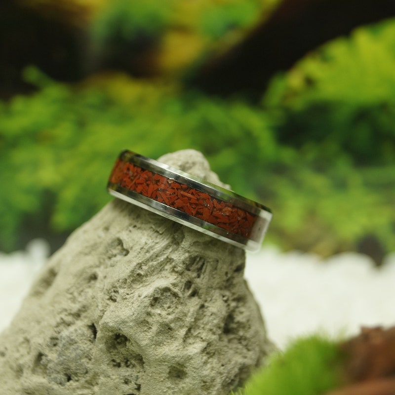 Jasper Ring - Etsy