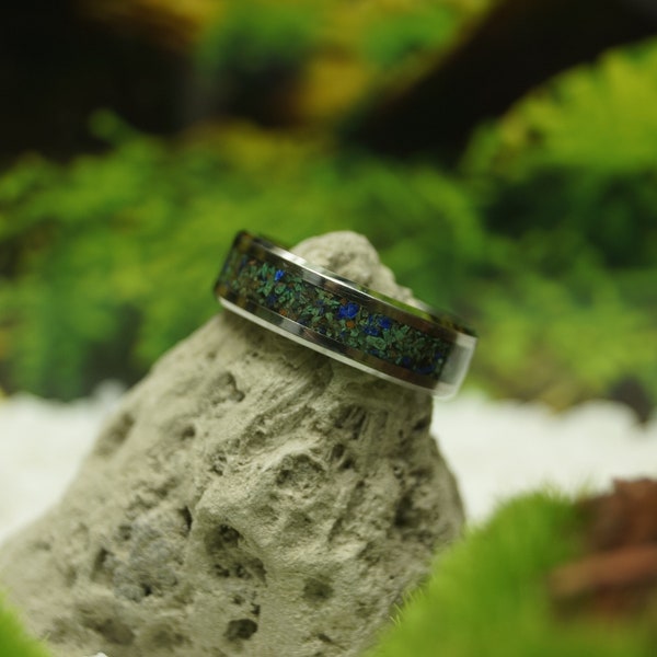 Silver Azurite Ring - Etsy