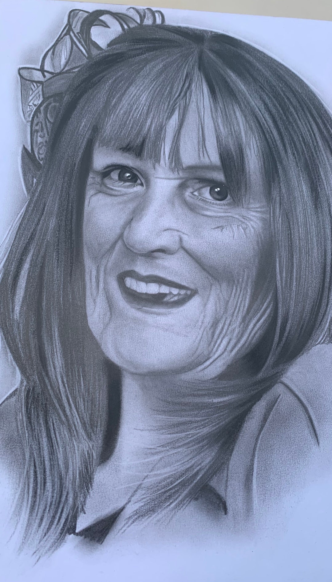 Person Portraits Custom Hand Drawn Professionally Sketched Charcoal ...