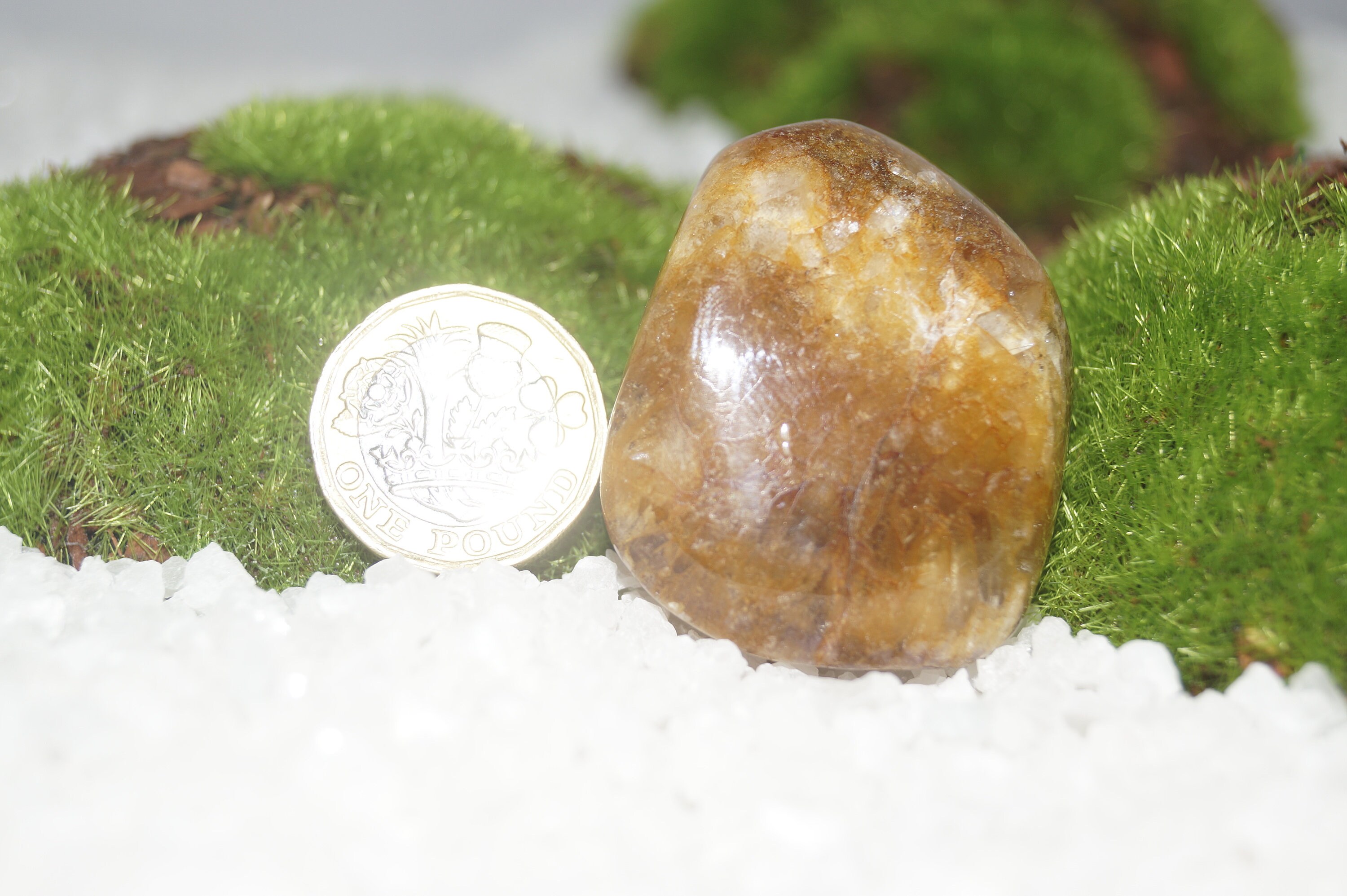 Natural Blue John Polished Stone, Paperweight, Tumble Stone, Jewellery ...