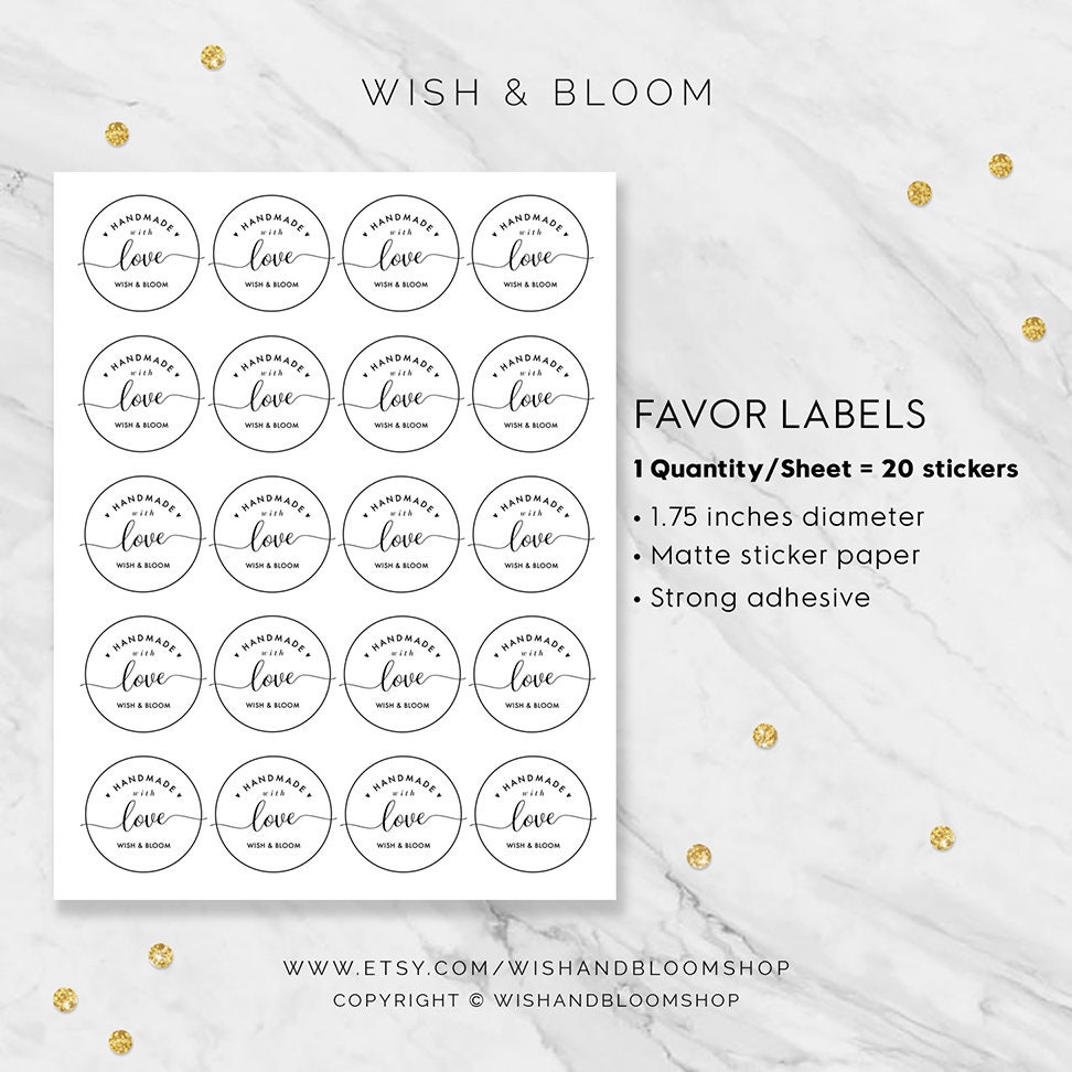 Modern Our Favorite Stickers Our Favorite Wedding Favor - Etsy