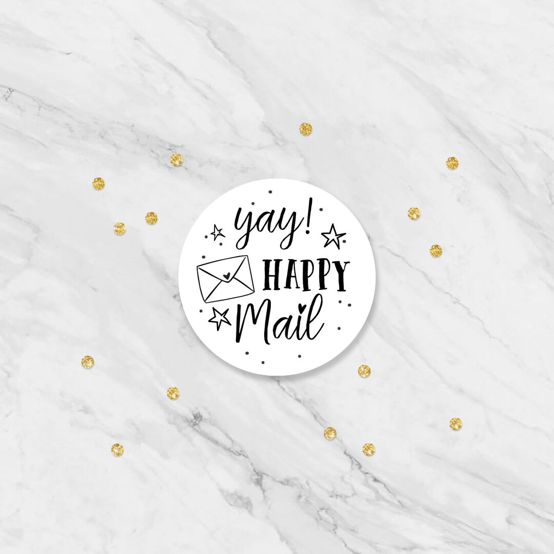Happy Mail Stickers, Support Small Business Stickers, Happy Mail ...
