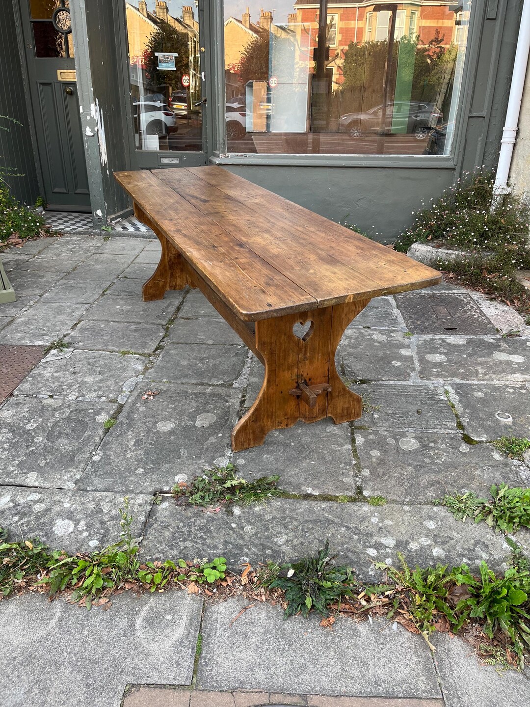 Rustic Long Narrow Pine Tavern or Refectory Table - Etsy