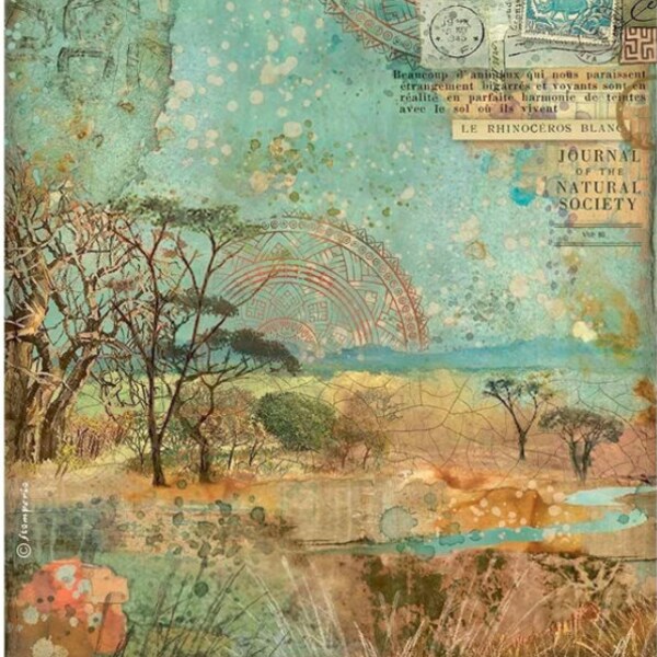 Stamperia Rice Paper - Etsy