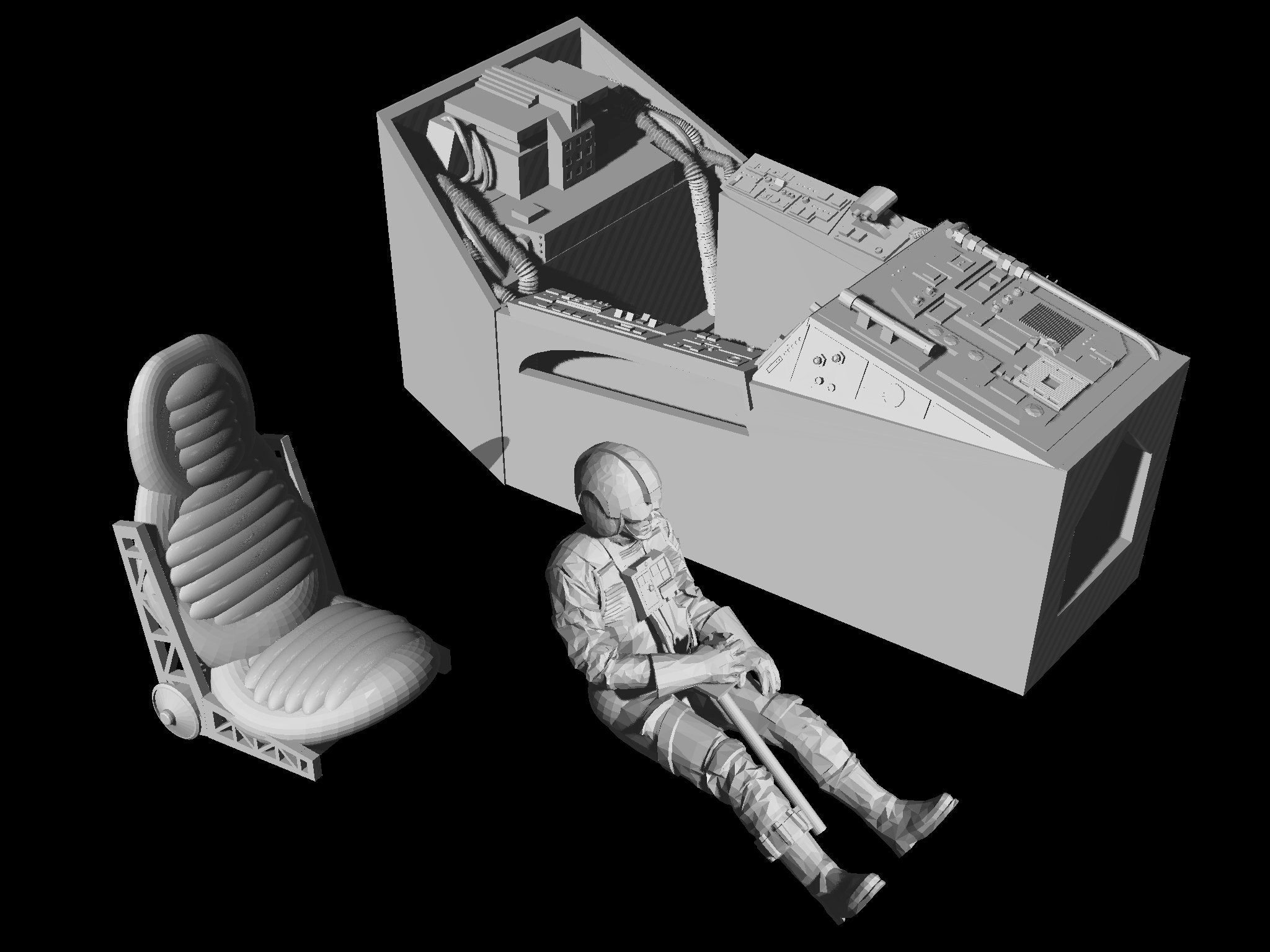 X Wing Cockpit 1:29 Scale Upgrade | Etsy