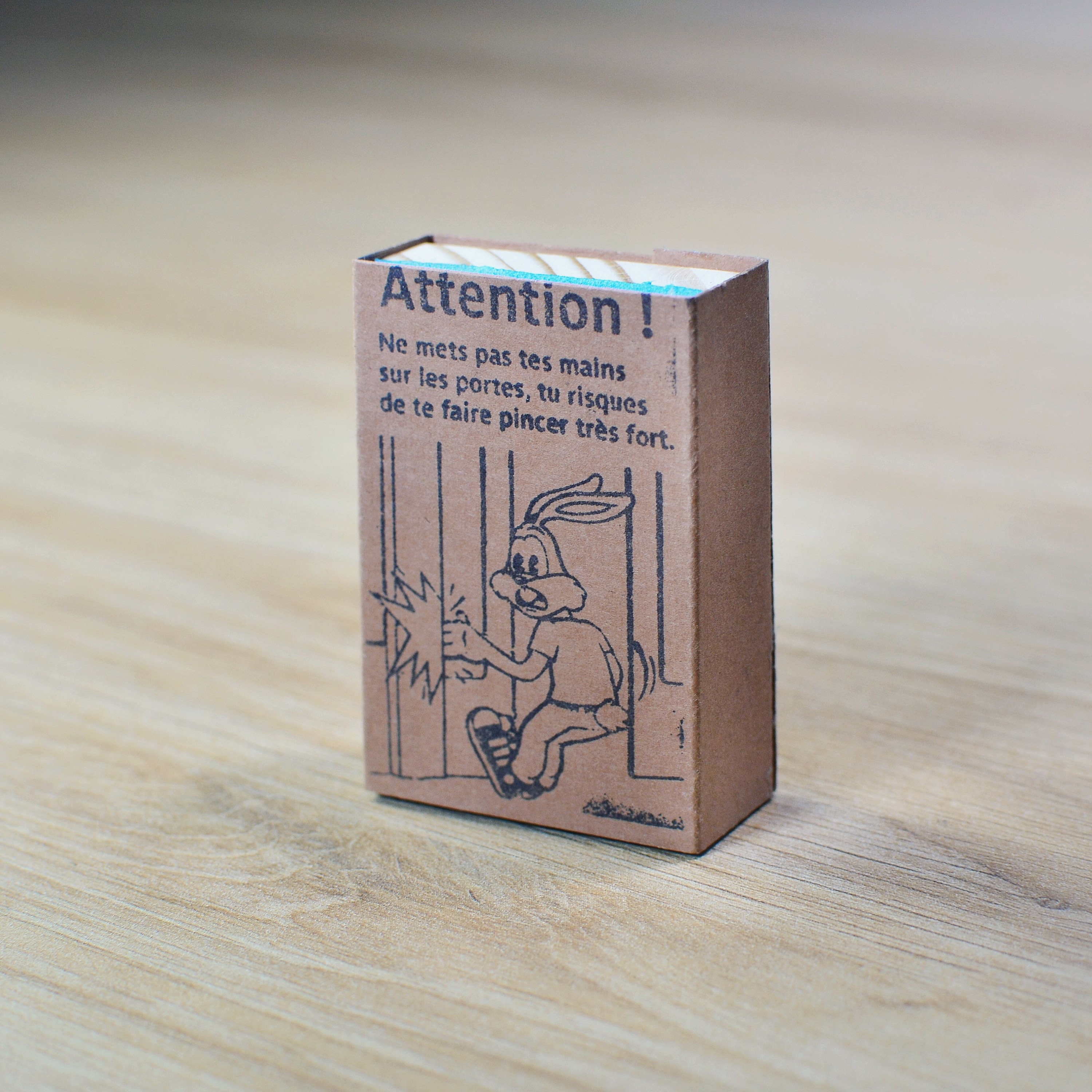 Serge the Paris Metro Rabbit Stamp - Etsy UK