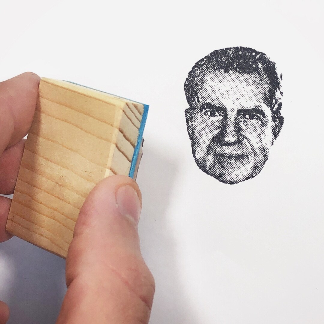 A Richard Nixon Rubber Stamp - Etsy