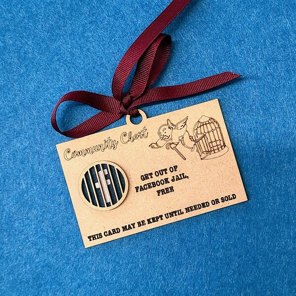 Get Out of Jail Free Card - Etsy