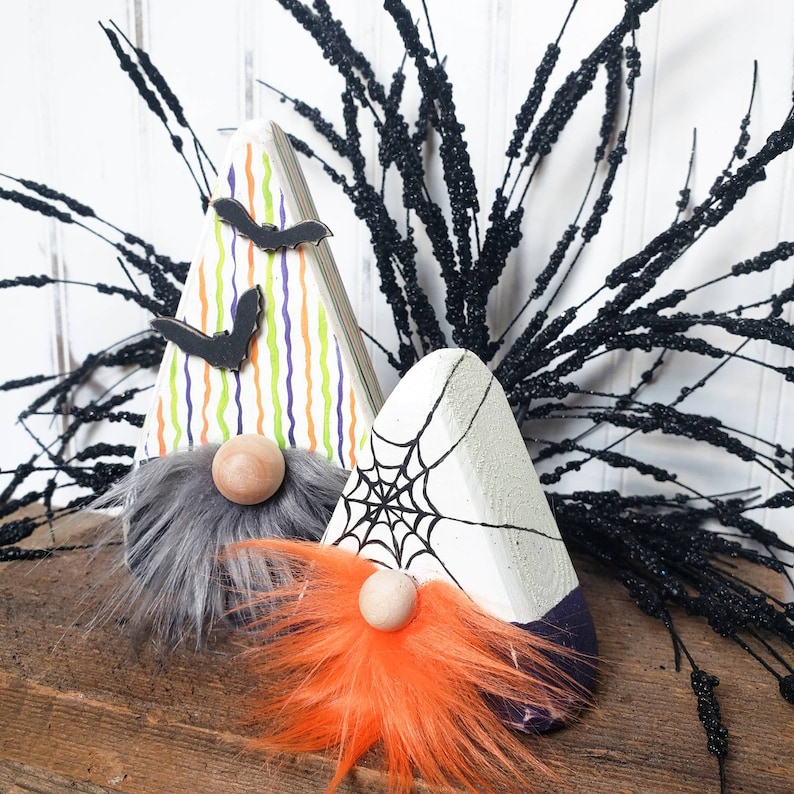 DIY Halloween Gnome Painting Kit: Spooky Wood Decor, Kids Craft - Etsy